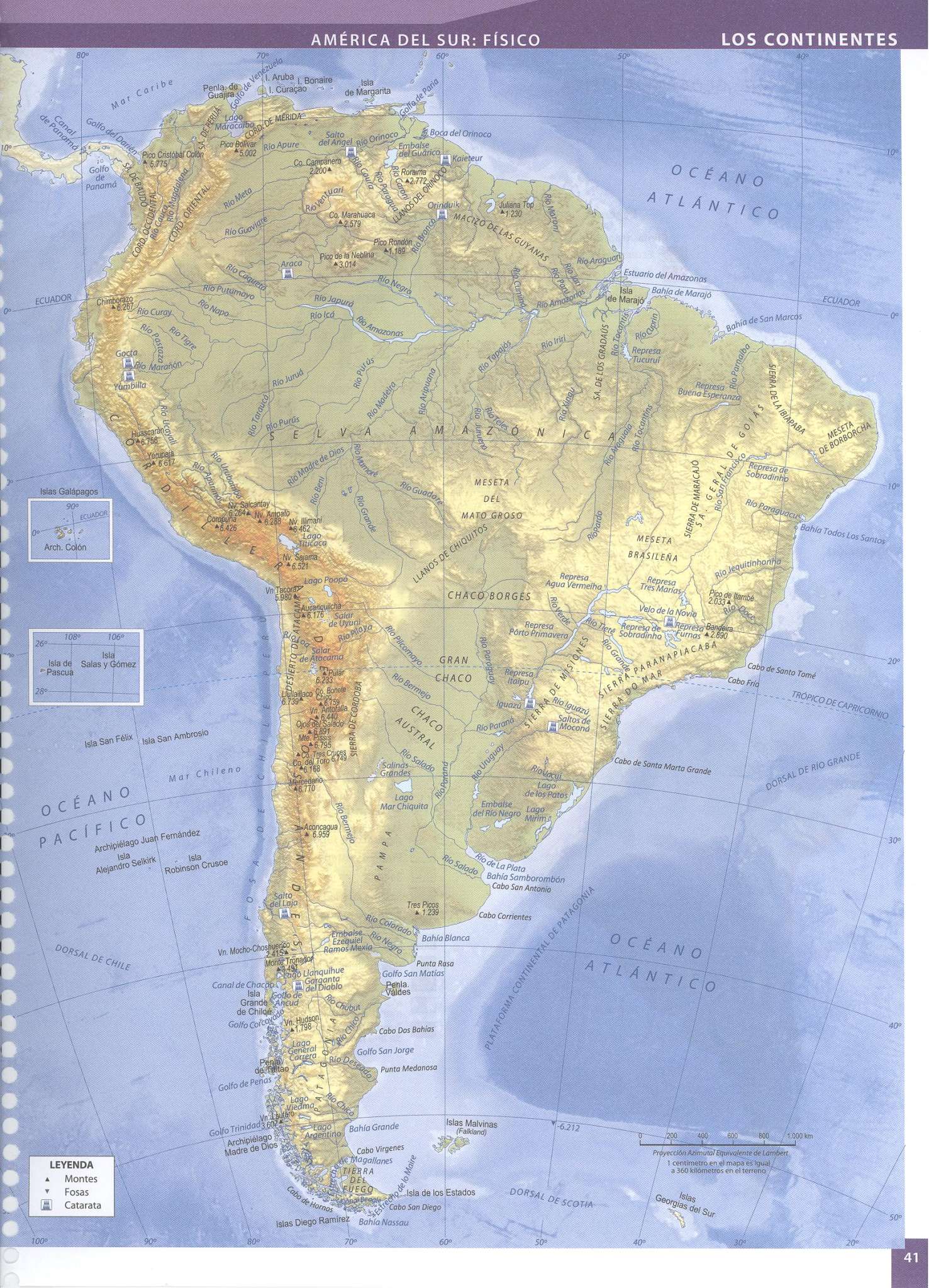 Juegos de Geografía | Juego de América del Sur - Física | Cerebriti