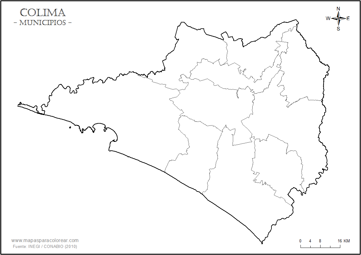 Juegos de Geografía | Juego de Municipios de Colima, México | Cerebriti