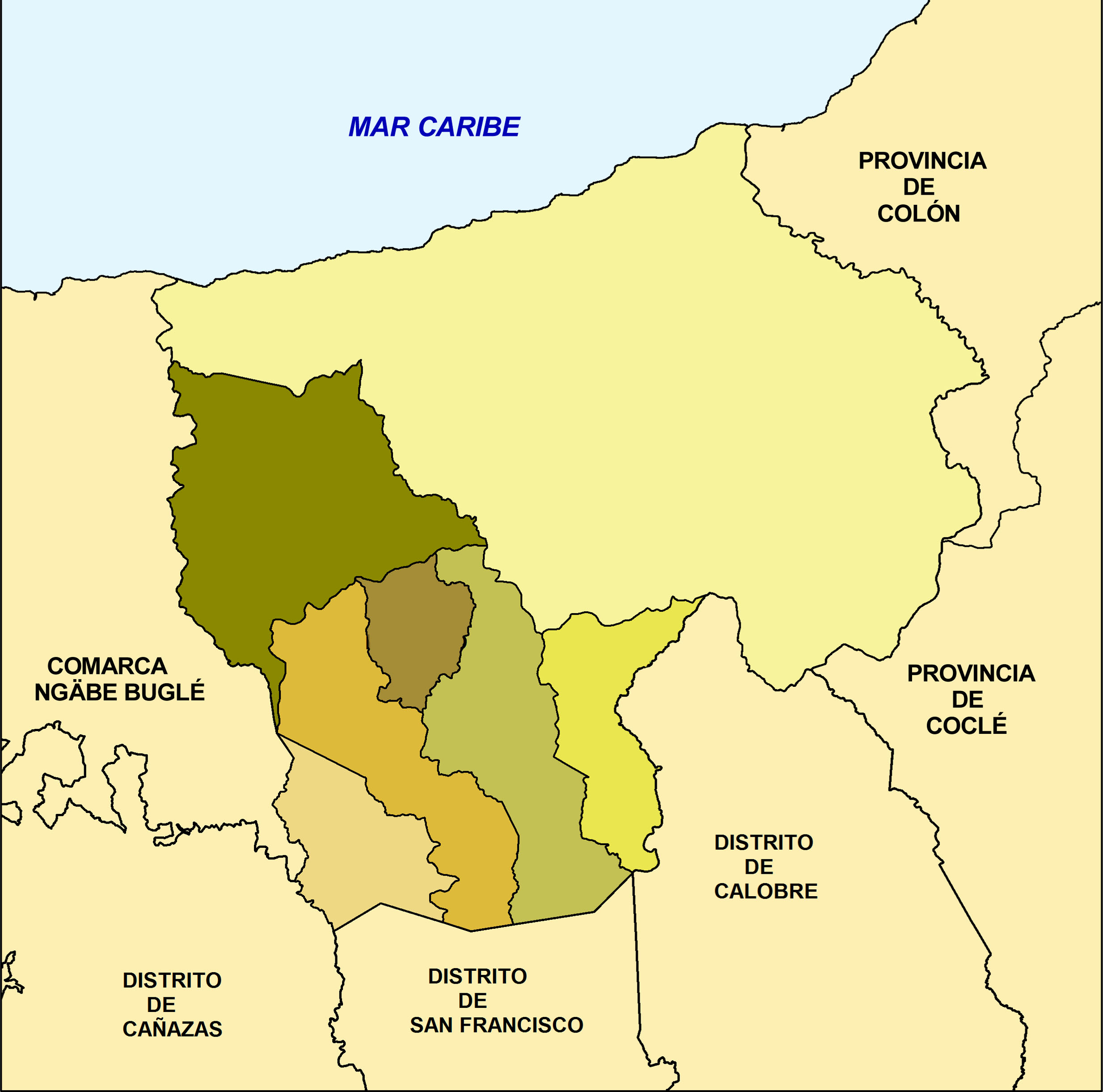 Juegos de Geografía | Juego de Corregimientos del Distrito de Santa Fé ...