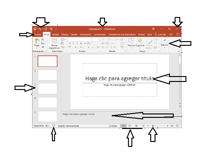 Juegos de Tecnología | Juego de Interfaz de Microsoft PowerPoint 2016 | Cerebriti