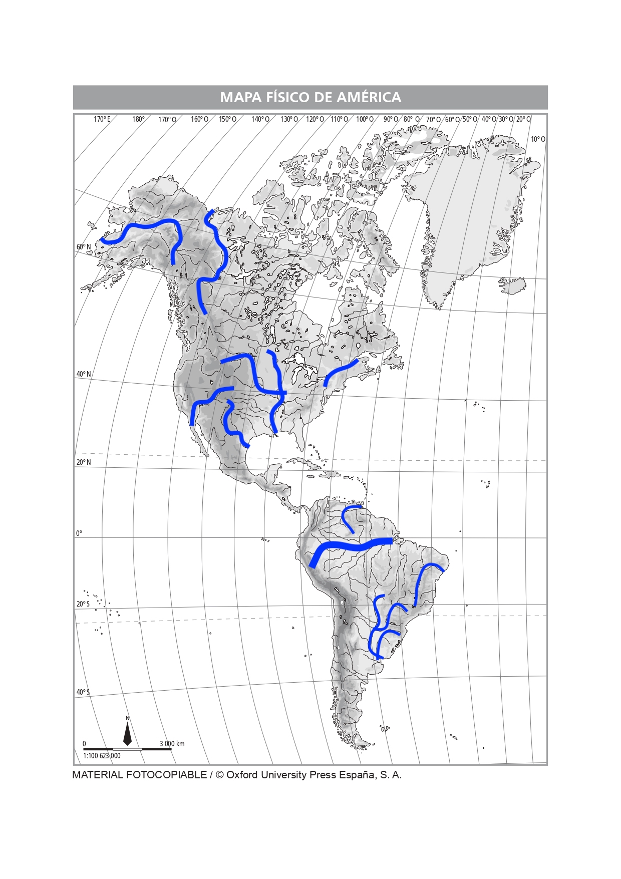 Juegos de Geografía | Juego de Ríos de América 1º ESO | Cerebriti